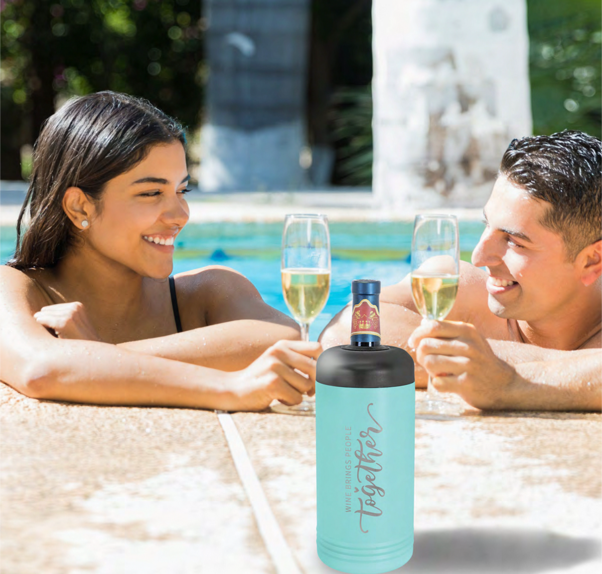 Custom Polar Camel Wine Chiller – Art Laser Engraving