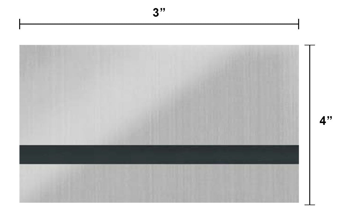Brushed Stainless/Black Laser XT Plastic - Engrave Black – Art Laser ...